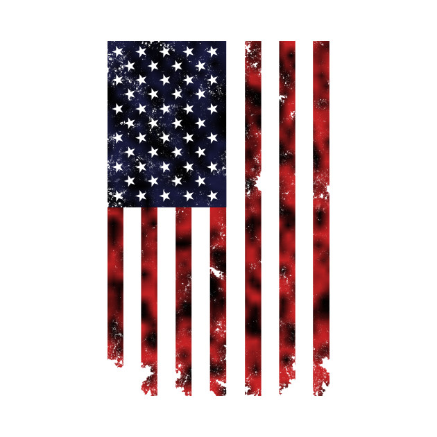 Red Distressed American Vertical Flag USA Patriotic Flag - American ...