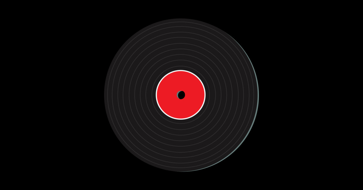 Retro Vinyl Record - Retro - Sticker | TeePublic