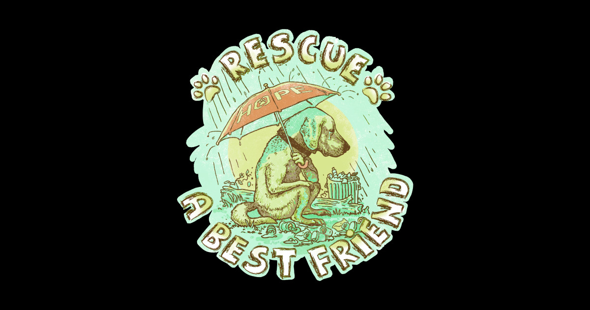 Rescue a Best Friend - Rescue - Pillow | TeePublic