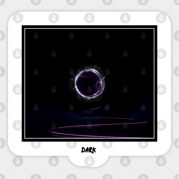 Dark. - Aesthetic - Sticker | TeePublic