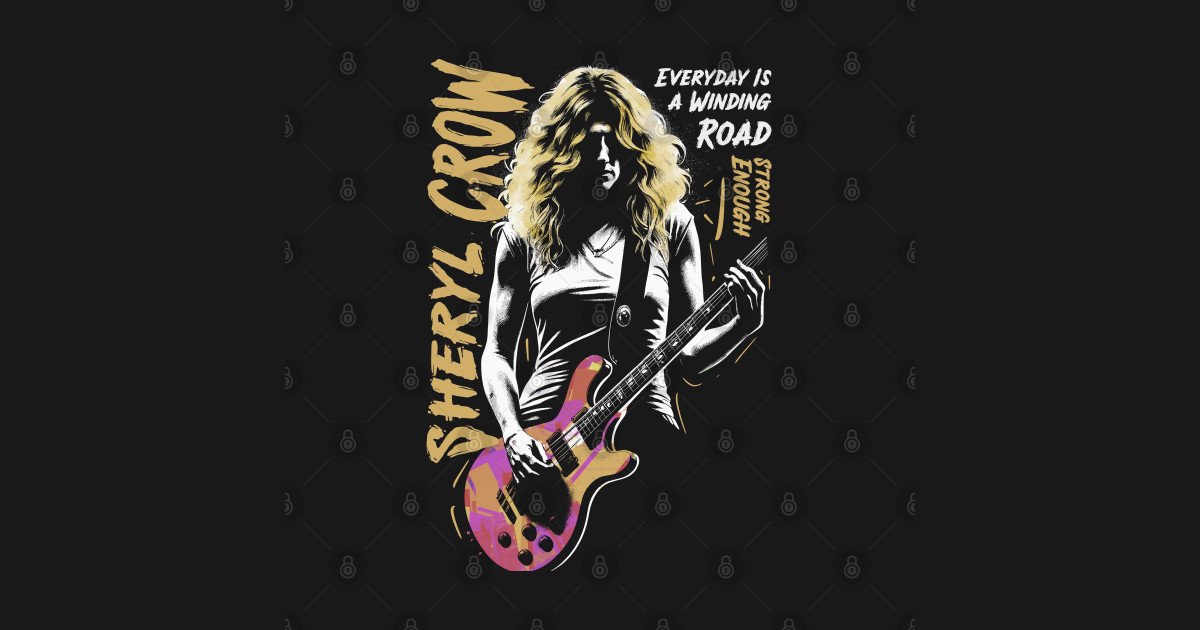 Sheryl Crow winding road - Sheryl Crow - T-Shirt | TeePublic