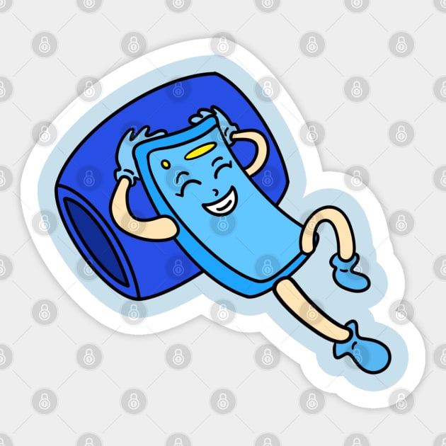 Cartoon cute rest - Cartoony - Sticker | TeePublic