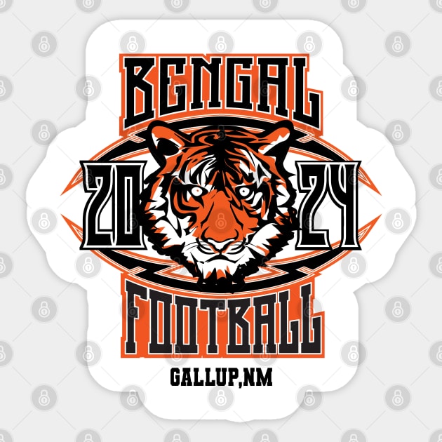 Bengal pride - Gallup Bengals - Sticker | TeePublic