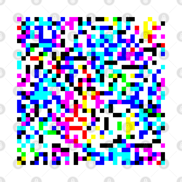 8-bit Colorful Pixel Confetti Design - Pixel - T-Shirt | TeePublic