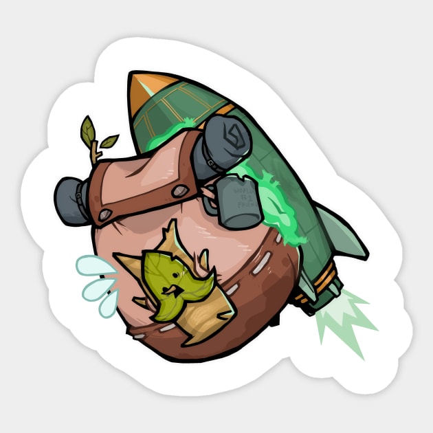 Korok Rocket Space Program - Korok - Sticker | TeePublic