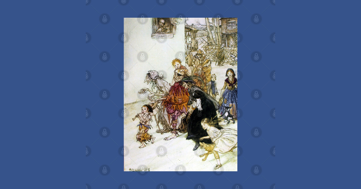 The Dogs Do Bark - Mother Goose - Arthur Rackham - Hark - T-Shirt ...