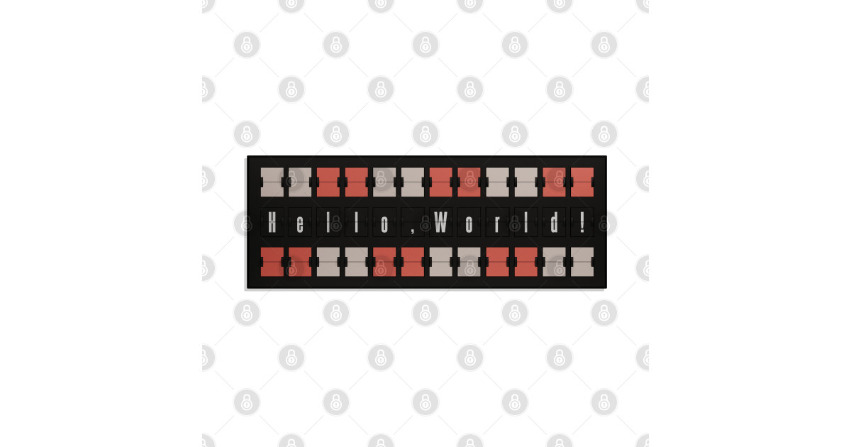 Hello World Coding Typography Art - Hello World - T-Shirt | TeePublic