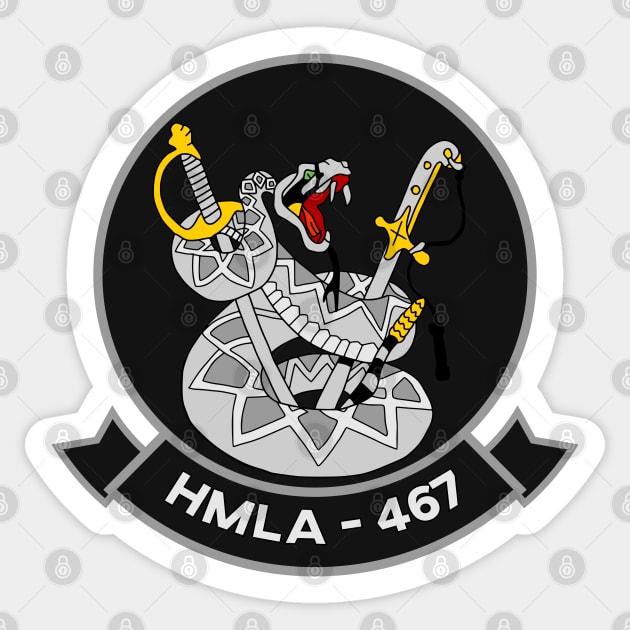HMLA 467 THE SABERS - Squadron Patches - Sticker | TeePublic