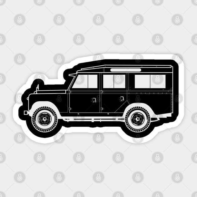 LAND ROVER series - Land Rover Series - Sticker | TeePublic