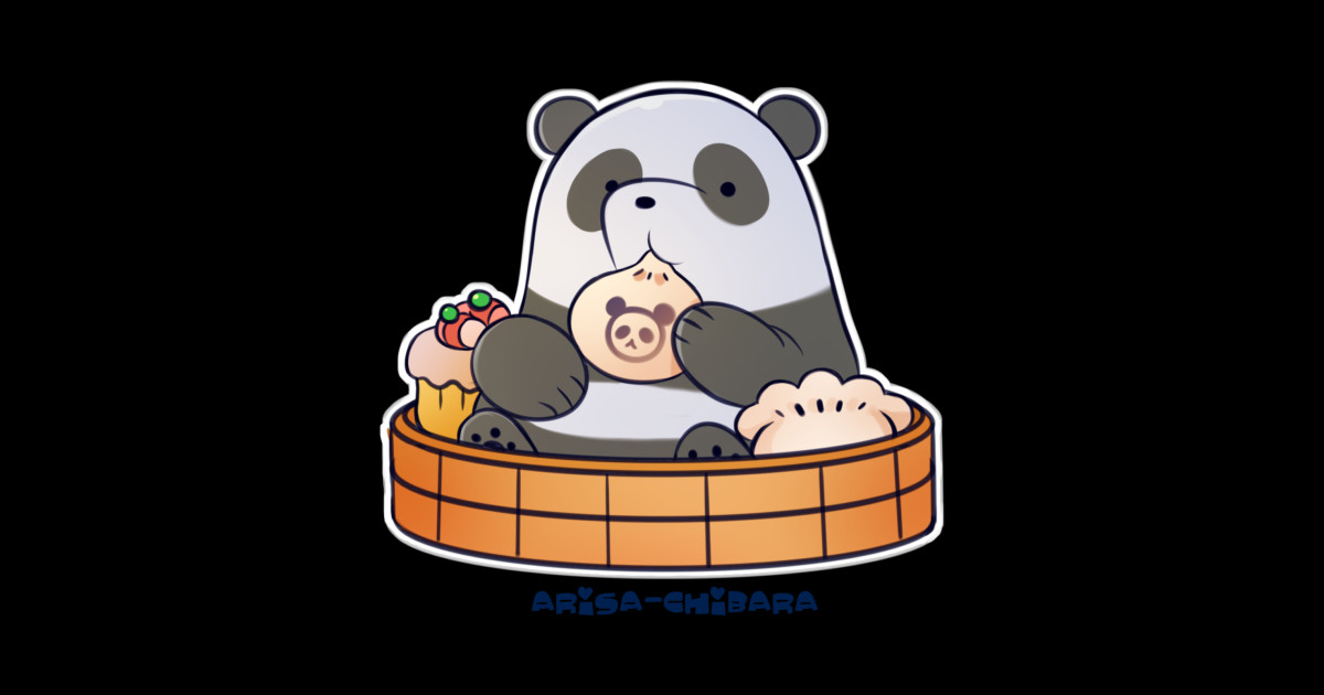 Panda Bear Dim Sum - We Bear Bears - Pillow | TeePublic