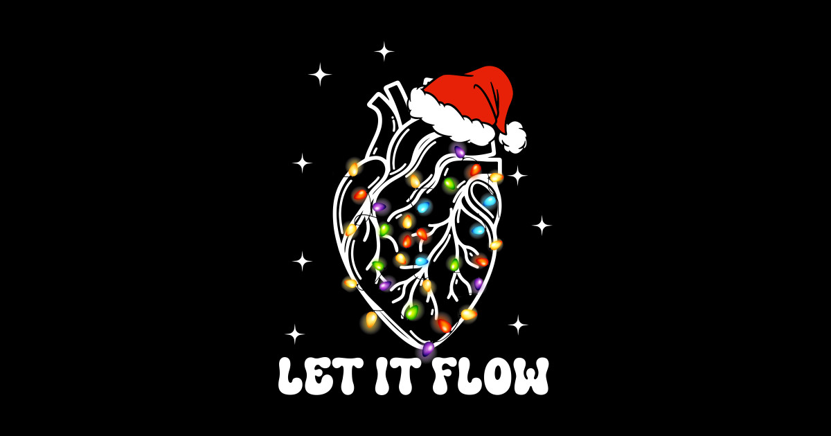 Let It Flow Cardiac - Let It Flow Cardiac - Sticker | TeePublic