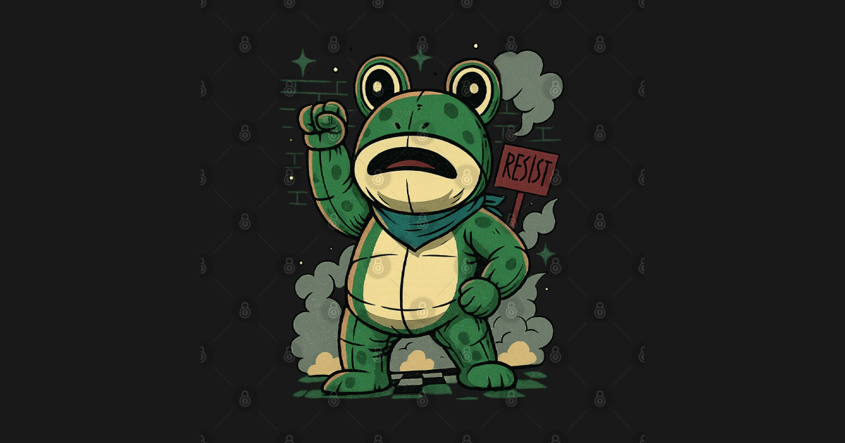 Portland-Frog - Portland Frog - T-Shirt | TeePublic
