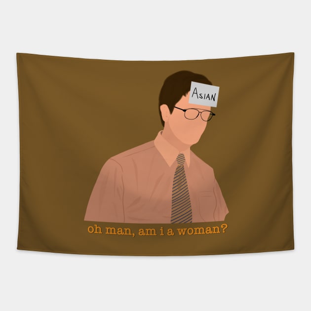 Dwight Schrute Asian Oh Man Am I A Woman Meme Fan Art - The Office Us ...