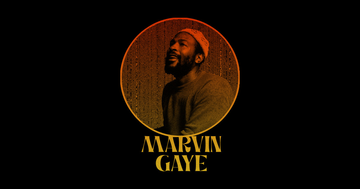 Marvin Gaye Vintage - Color ver. - Marvin Gaye - Sticker | TeePublic