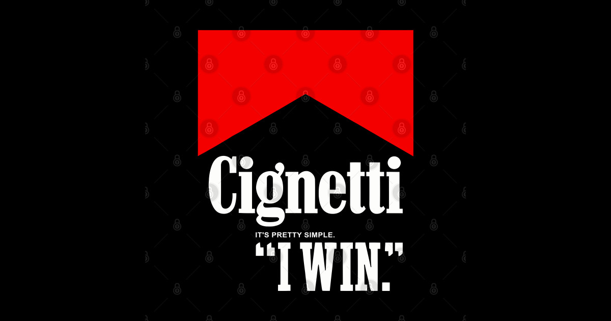 Cignetti-I-win - Cignetti I Win - Sticker | TeePublic