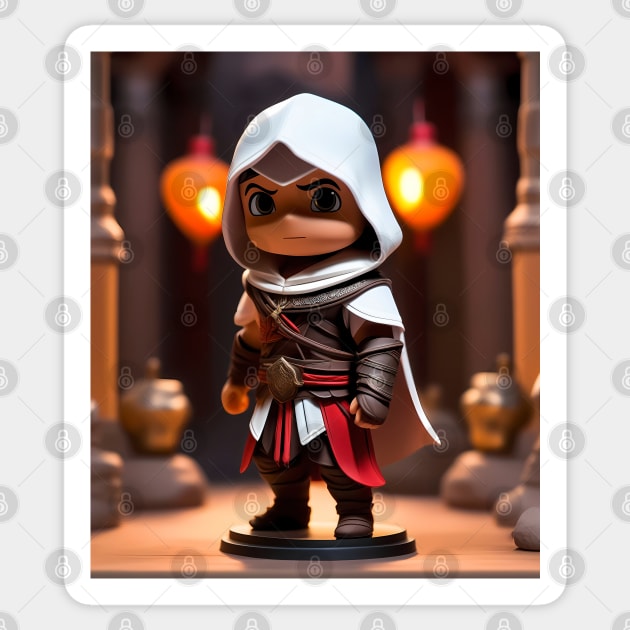 Cute Assassin Chibi Model - Assassin - Sticker | TeePublic