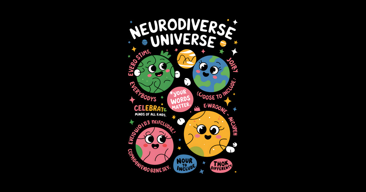 Neurodiverse Universe Planet Autism Awareness - Neurodiverse Universe ...