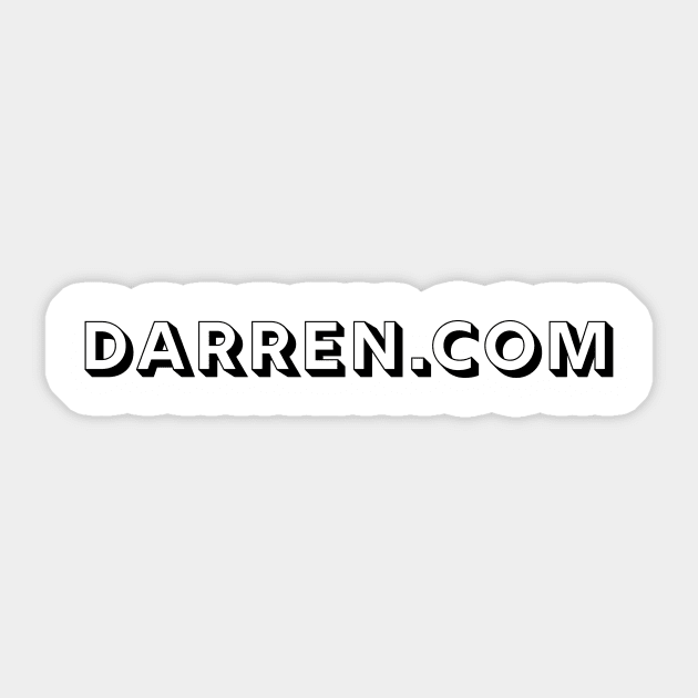 Darren.com - Podcast - Sticker | TeePublic