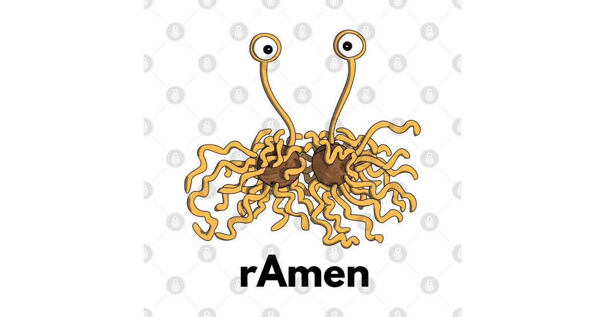 Flying Spagetti Monster pastafarianism Skeptic Atheist - Atheist - T ...