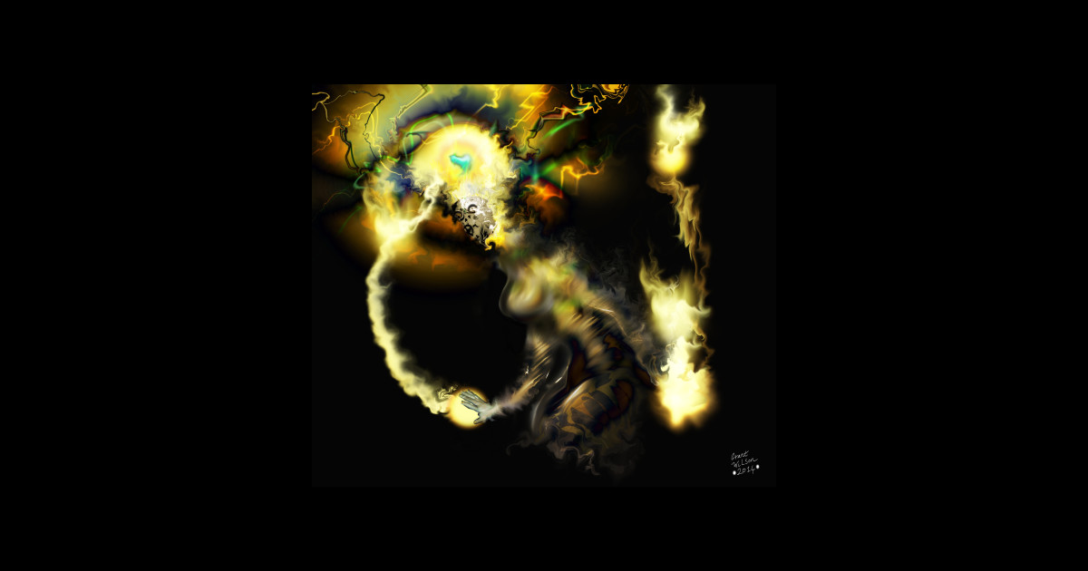 Liminal Light Creature [Digital Fantasy Figure Illustration] - Computer ...