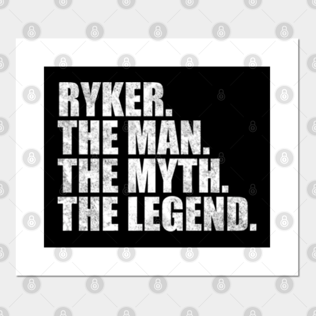 Ryker Legend Ryker Name Ryker given name - Ryker Name - Posters and Art ...