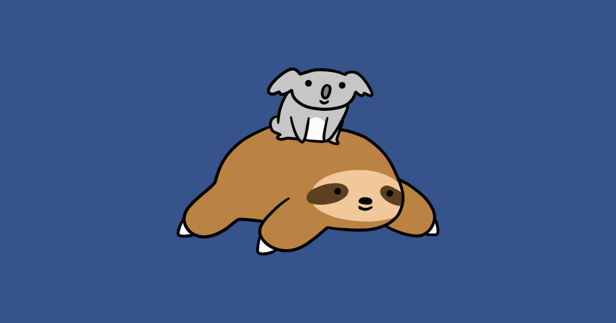 Koala and Sloth - Koala - T-Shirt | TeePublic