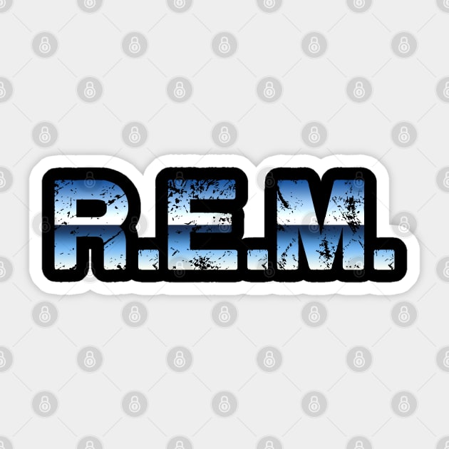 REM Graphic Design - Rem - Sticker | TeePublic