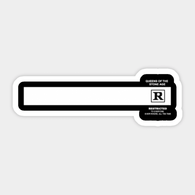 Queens Of The Stone Age Rated R - Rock Band - Sticker | TeePublic