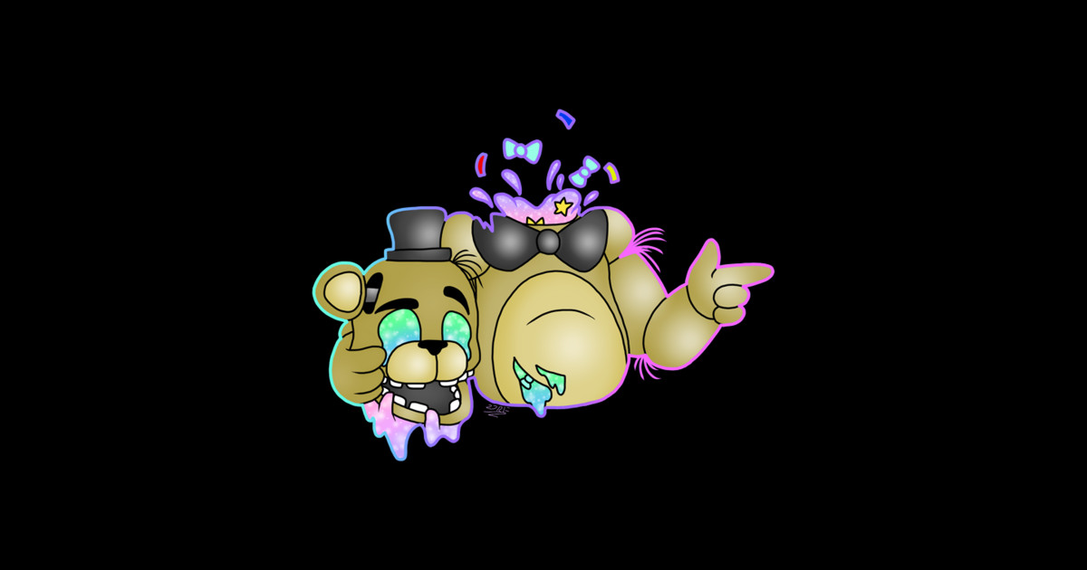 Pastel Golden Freddy - Fnaf - Sticker | TeePublic