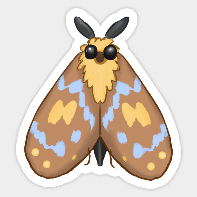 Cute Moth Drawing - Moth - Sticker | TeePublic