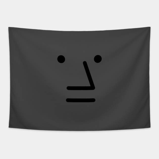 NPC Face Meme - Npc - Tapestry | TeePublic