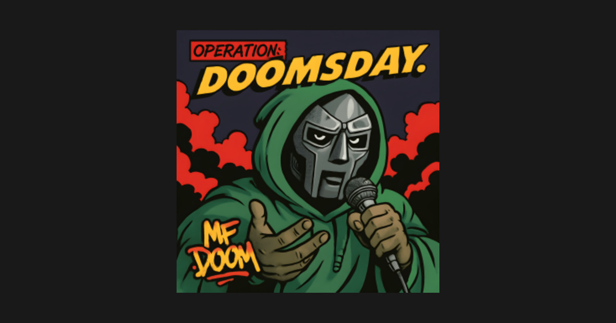 Mf Doom Days - Metal Face Doom - T-Shirt | TeePublic