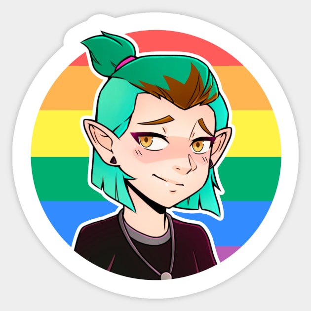 Amity Pride Flag - Amity - Sticker | TeePublic