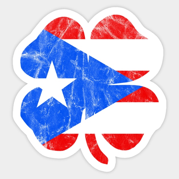 Irish Puerto Rican Pride Shamrock Puerto Rico Flag Boricua St Patricks ...