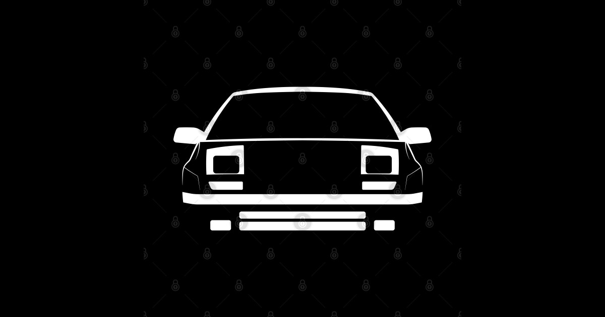 Mazda RX-7 (FC) Face - Mazda Rx 7 - Sticker | TeePublic