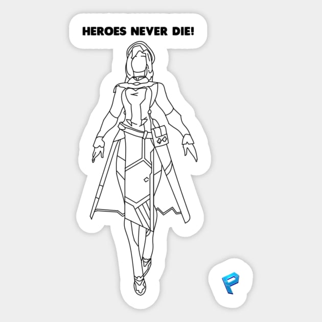 Mercy Stickers - Overwatch - Sticker | TeePublic