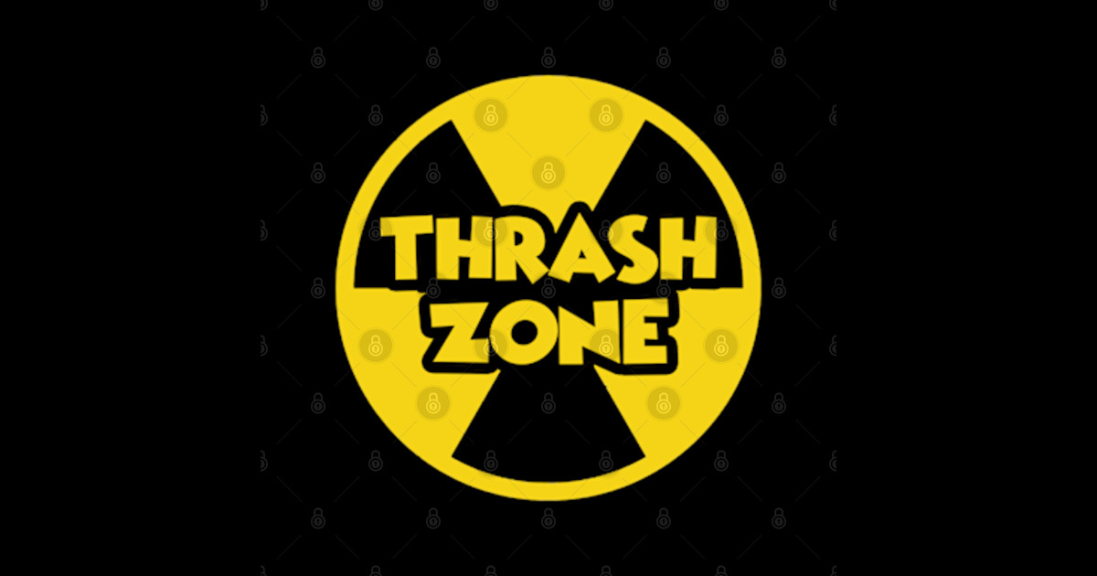 Thrash or Die - Thrash Zone - Sticker | TeePublic