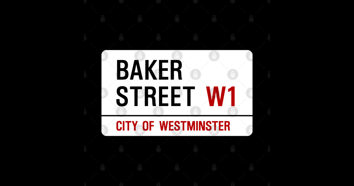 Baker Street Westminster - Sign - Magnet | TeePublic