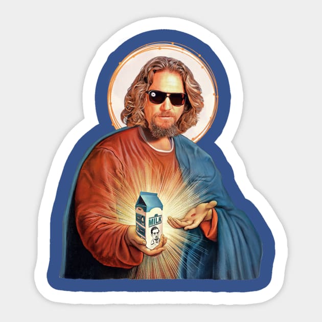 Saint the dude - The Dude - Sticker | TeePublic