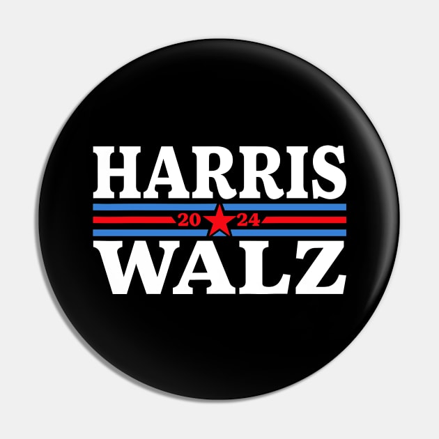 Harris-Walz-2024 - Harris Walz - Pin | TeePublic