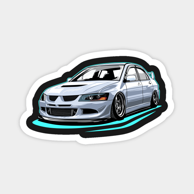 Lancer Evolution-Evo 8 jdm legend - Lancer Evo - Magnet | TeePublic