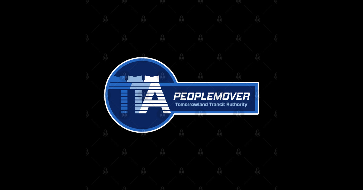 TTA - Tomorrowland Transit Authority - Peoplemover - Sticker | TeePublic