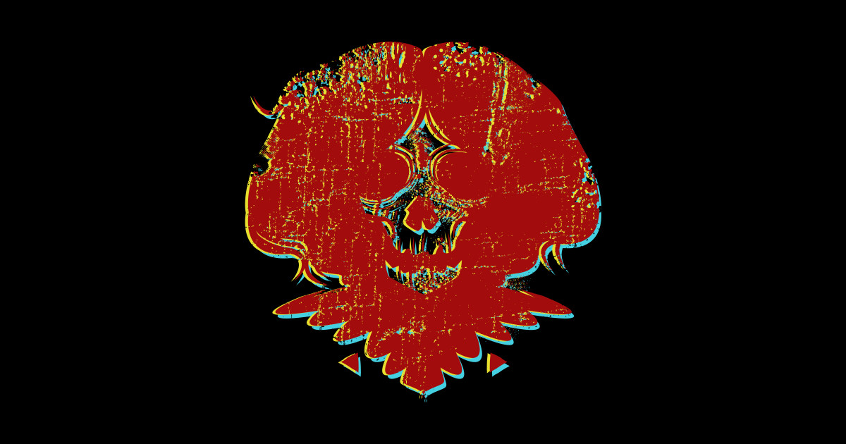 Ghost Face - Red - Ghost Halloween - Sticker | TeePublic