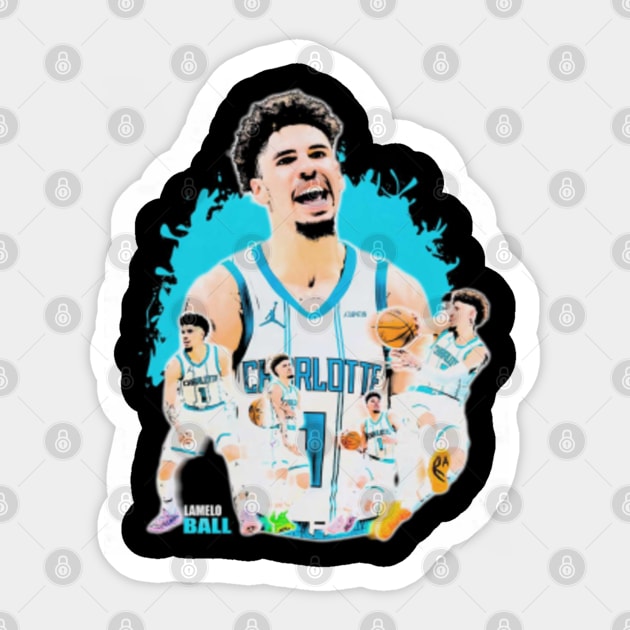 Lamelo Ball Vintage Bootleg - Lamelo Ball - Sticker | TeePublic