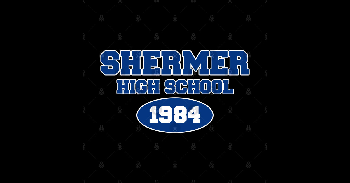 Shermer HS 1984 - Shermer High School - Sticker | TeePublic
