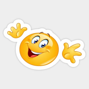 Smiley Face Praying Hands Stickers for Sale | TeePublic