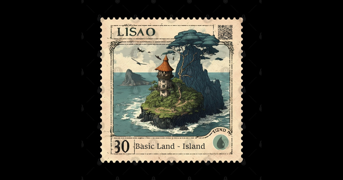 MTG - Island Stamp - Lisao - Postage Stamp Series - Postage Stamp ...