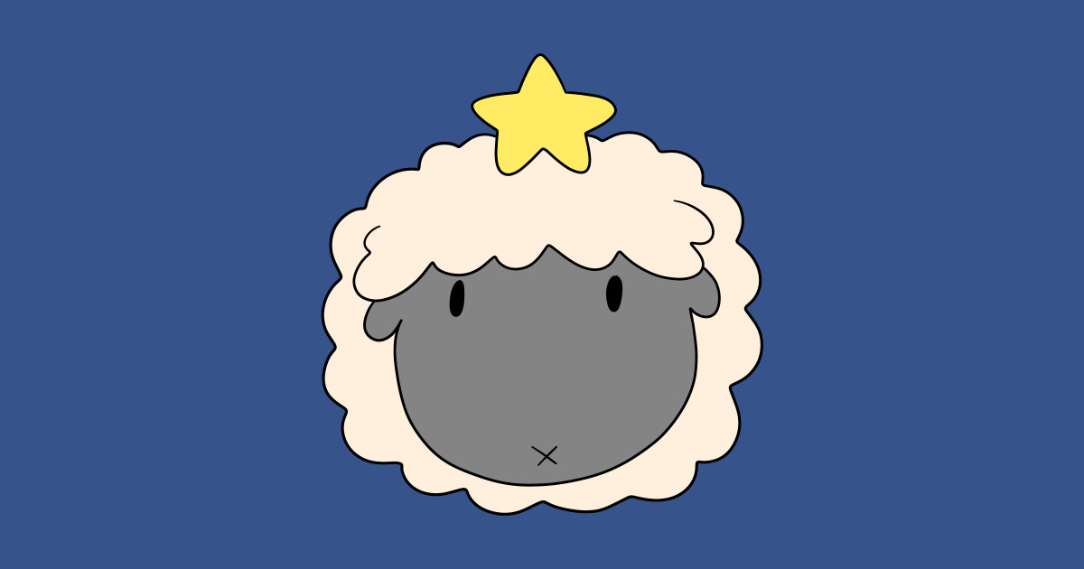 Star Sheep Face - Sheep - T-Shirt | TeePublic