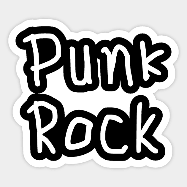 Punk Rock - Punk - Sticker | TeePublic