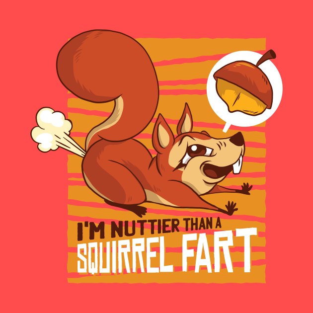 Squirrel Fart Funny Cartoon Graphic Design - Funny - Tapestry | TeePublic